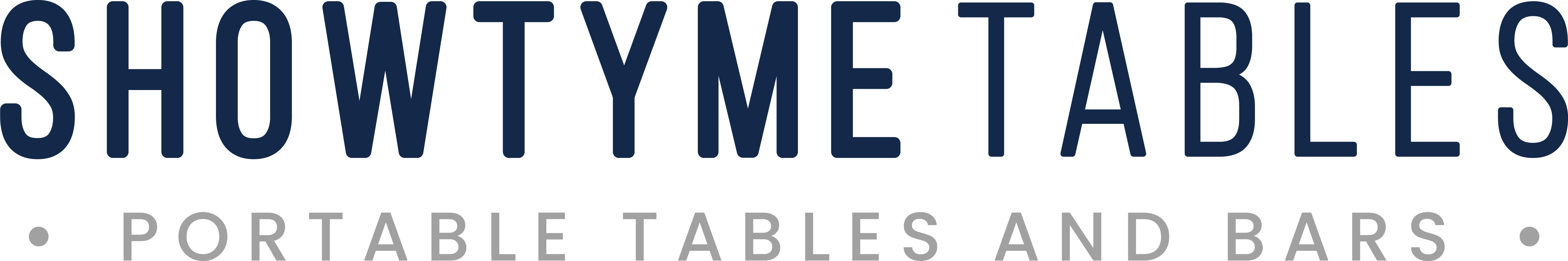 Showtyme Tables: High-Quality Portable Bars, Trade Show Displays, and ...